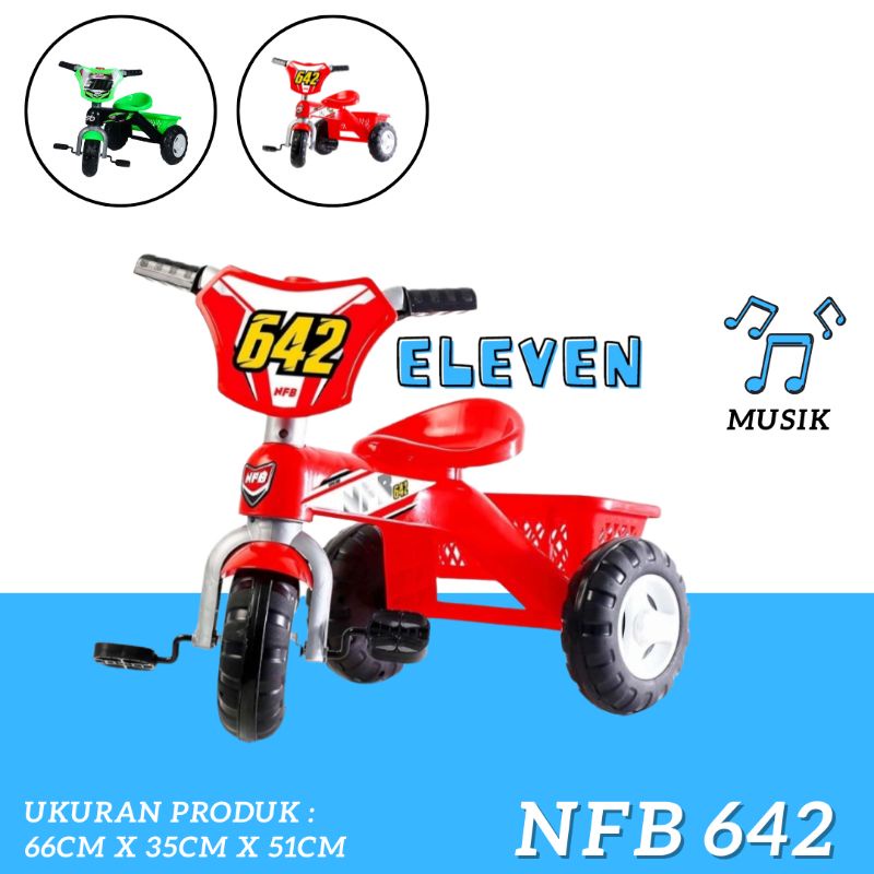 Jual SHP NFB 642 MAINAN SEPEDA ANAK GOWES RODA 3 / SEPEDA ANAK | Shopee ...
