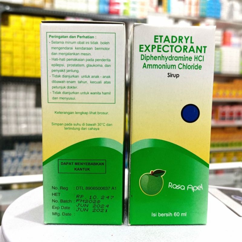 Jual Etadryl SIRUP 60 ml | Shopee Indonesia