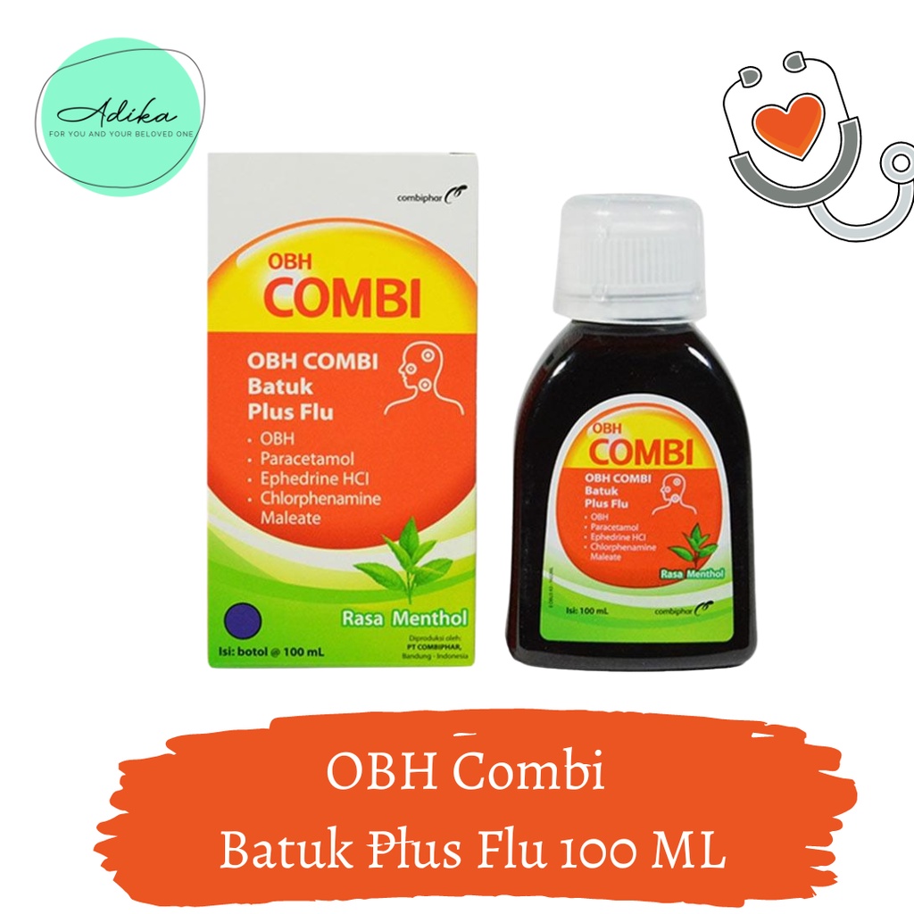 Jual Obh Combi Batuk Plus Flu Rasa Menthol 100ML | Shopee Indonesia