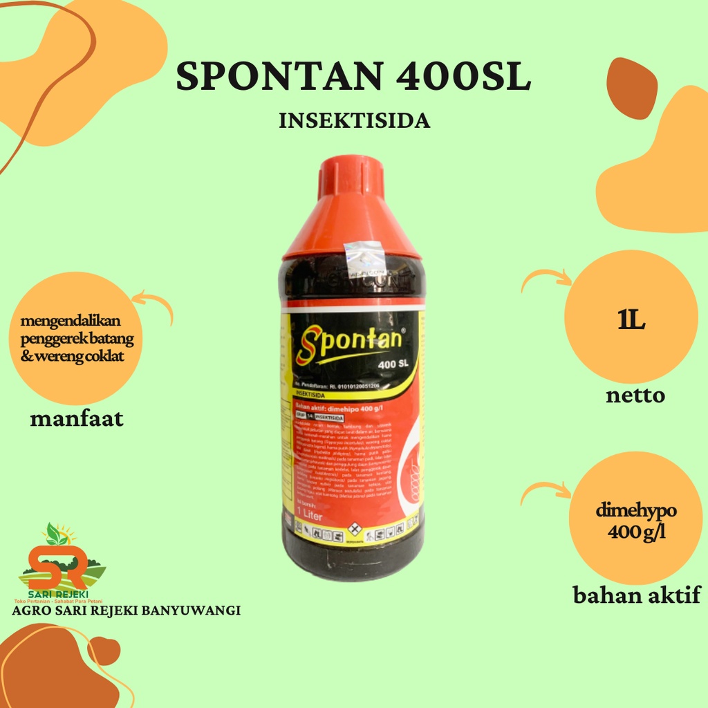 Jual SPONTAN 400SL 1L INSEKTISIDA SISTEMIK SENDEP, BASMI BURUNG ... Jual SPONTAN 400SL 1L INSEKTISIDA SISTEMIK SENDEP, BASMI BURUNG ...