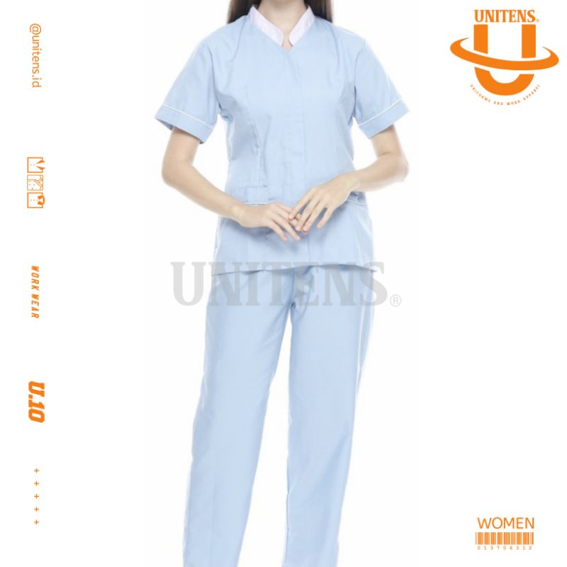 Jual Unitens NC.V1 Uniform Nurse Man Women Handmade Original Made In ...