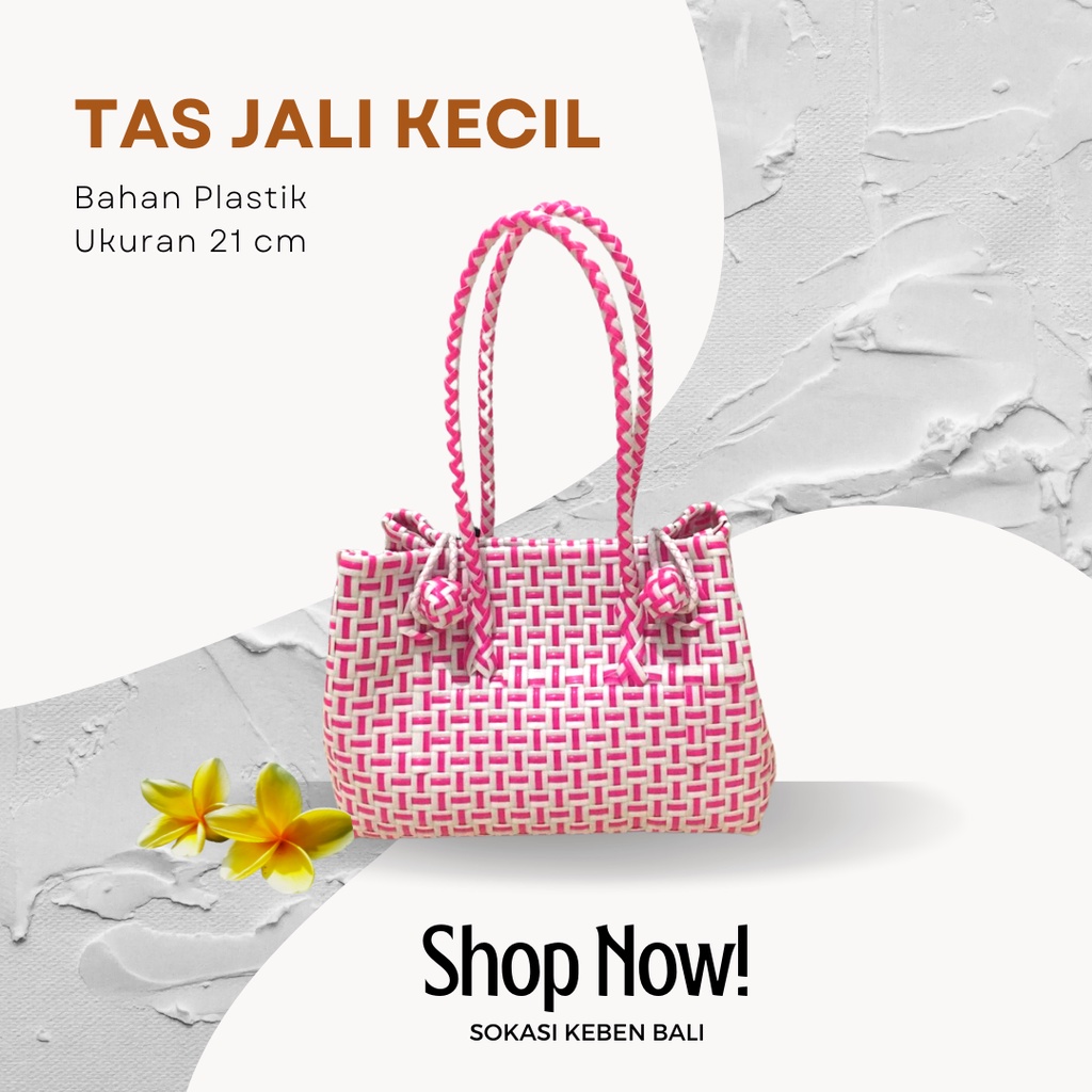 Jual READY TAS JALI - JALI BAG - Tas Anyaman Plastik - Tote Bag/ Tas ...