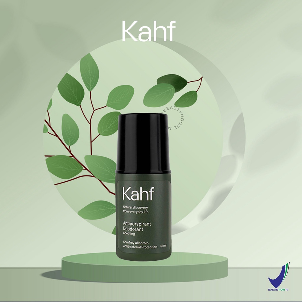 Jual KAHF Soothing Antiperspirant Deodorant Roll On 50ml | Shopee Indonesia