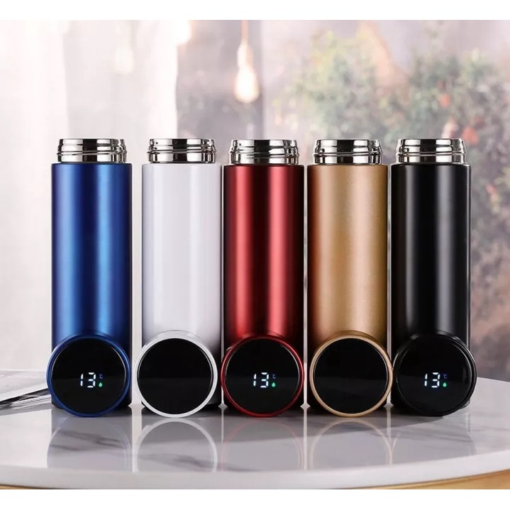 Jual Thermos/Termos Suhu Led Temperatur Display Air Panas/Kopi/Teh ...
