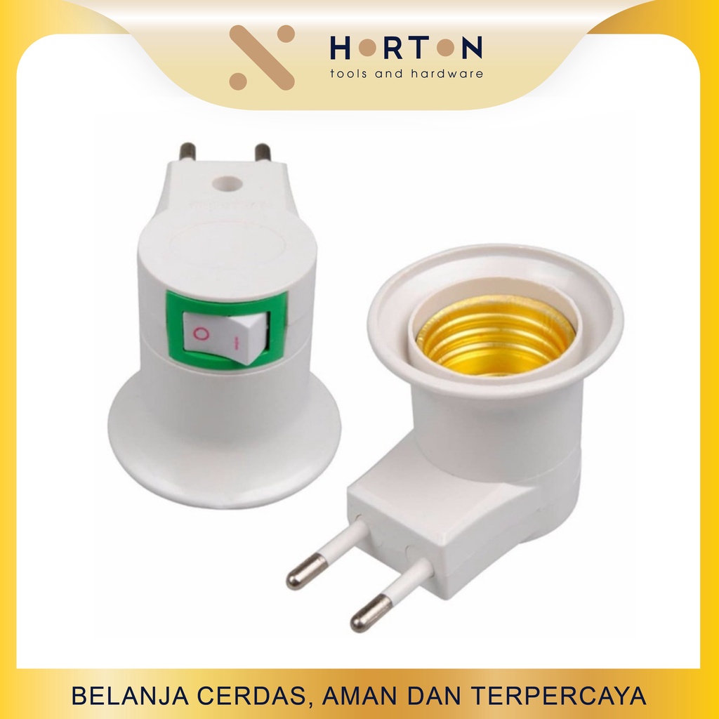 Jual Fitting Lampu Colok / Fitting Saklar ON OFF / Fitting Colok ...