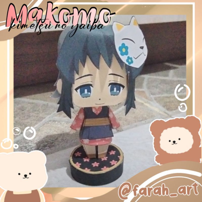 Jual Makomo Kimetsu No Yaiba (Demon Slayer) papercraft | Shopee Indonesia