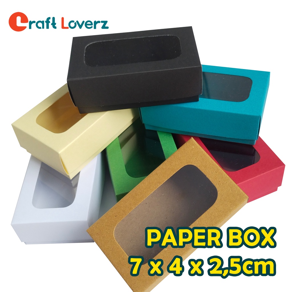 Jual 10pcs PAPER BOX 7x4x2,5 Box Mini Bross Box Tuspin Box Anting Box ...