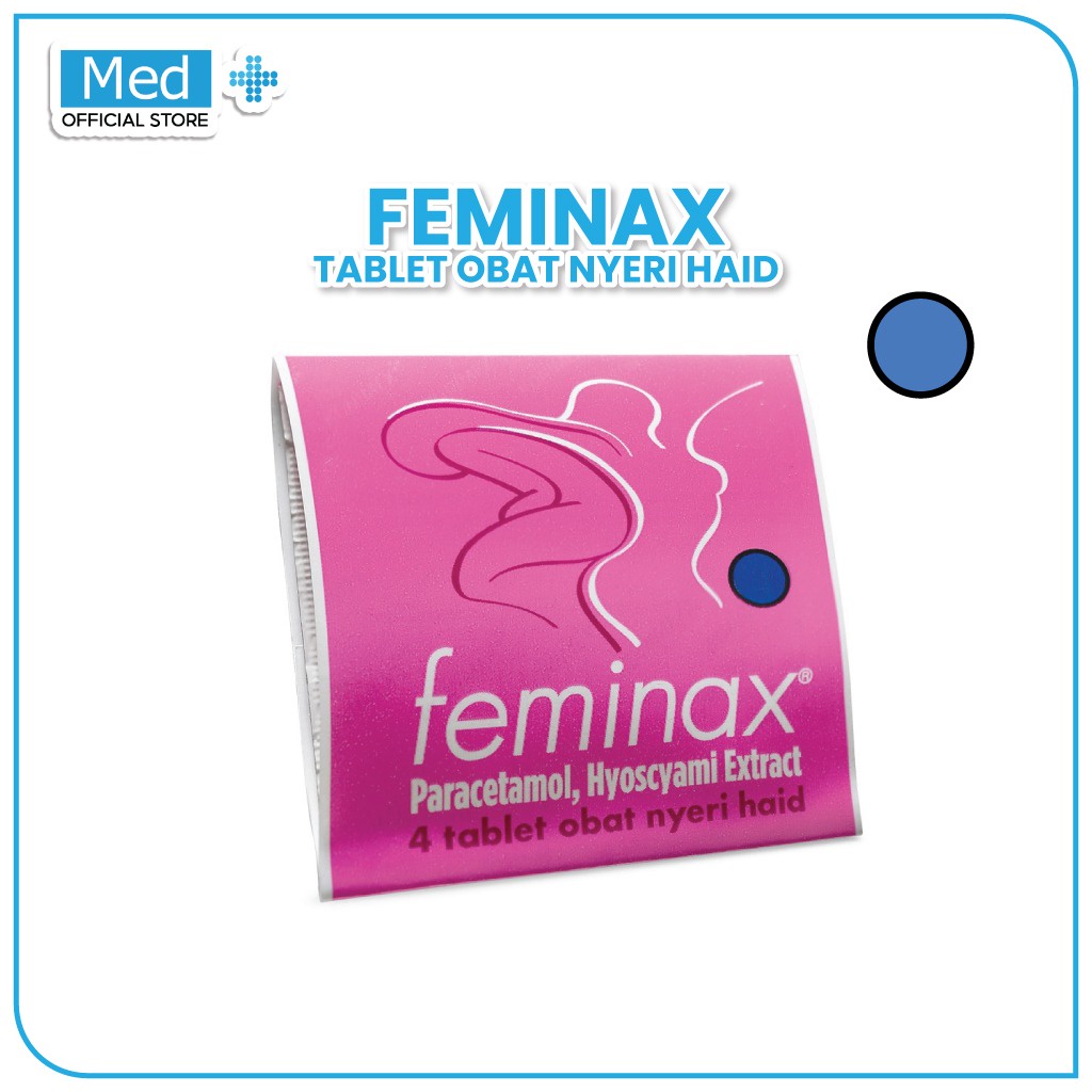 Jual Med+ Feminax 1 Strip isi 4 Tablet / Nyeri Haid / Mulas / Dismenore ...