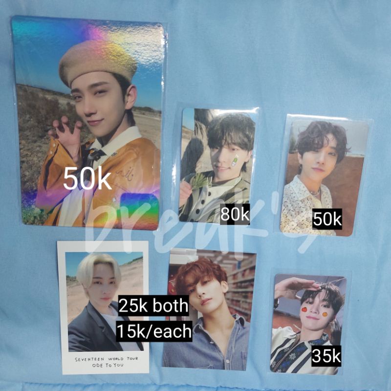 Jual Seventeen Official Photocard Joshua Seungkwan Dino Ray Face The Sun Weverse POB Pre-Order ...