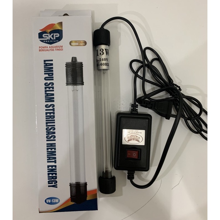 Jual Lampu UV Aquarium SAKKAI PRO SKP 13 Watt Sterilisasi Alga Lumut ...