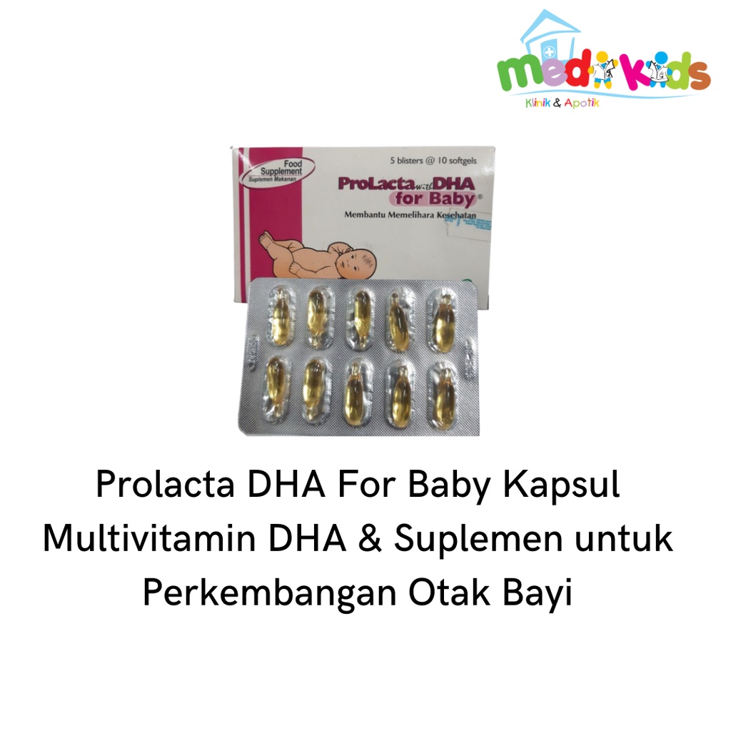 Jual Prolacta DHA for baby Strip - Vitamin Bayi 10 Tablet | Shopee ...