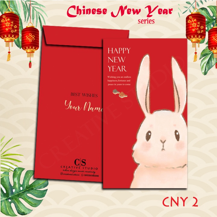 Jual CUSTOM ANGPAO IMLEK 2023 YEAR OF THE RABBIT CNY 2 [ PROMO Pre ...