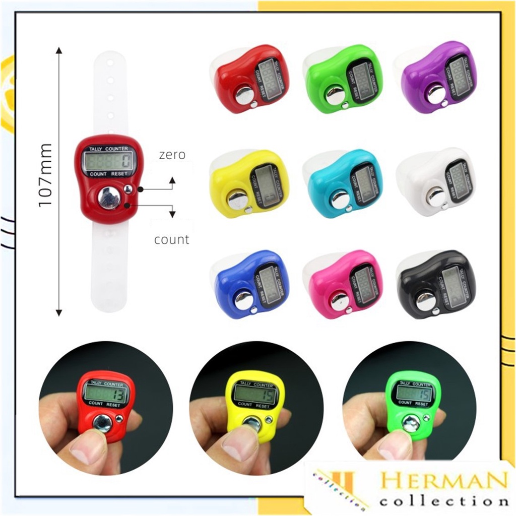 Jual HC TASBIH DIGITAL MINI Alat Hitung Elektronik Finger Tally Counter ...