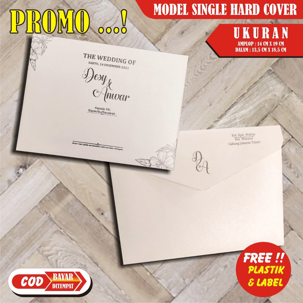 Jual Undangan Pernikahan Hard Cover Bahan Jasmine (Gliter) Elegan Mewah | Shopee Indonesia