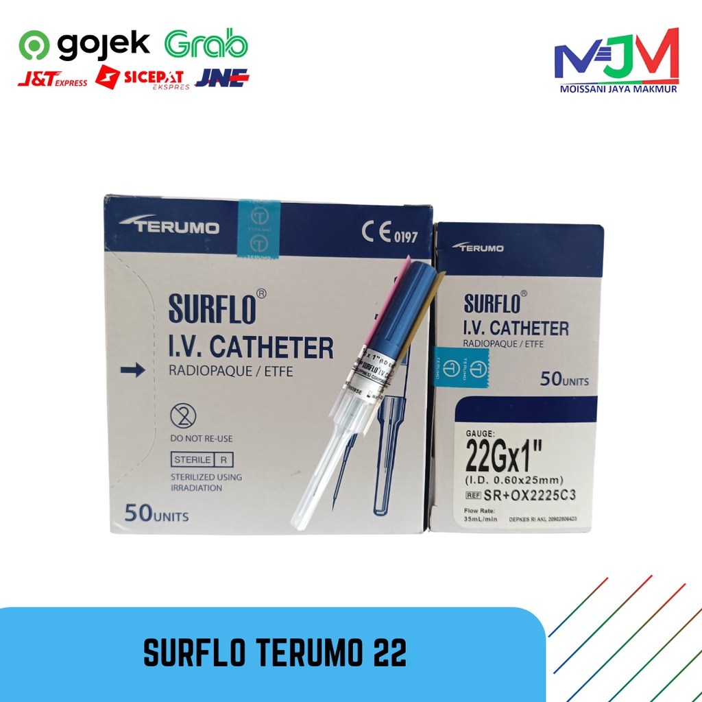 Jual IV Cath Surflo 22 Terumo | Shopee Indonesia