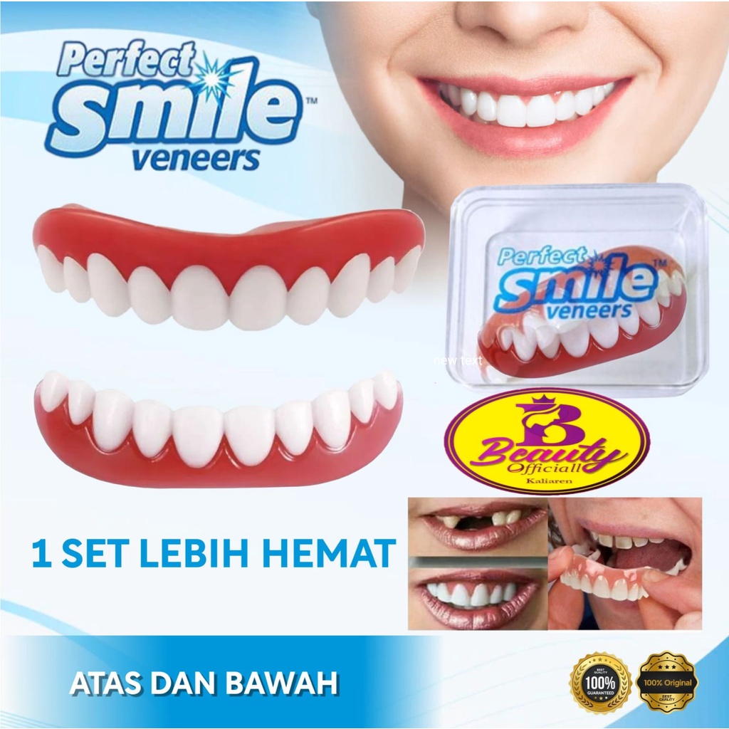 Jual Gigi palsu smile veeners pengganti gigi perfect smile Gigi Palsu Instan Perfect Smile ...