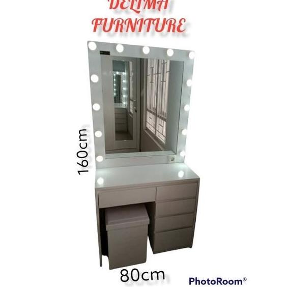 Jual MEJA RIAS LAMPU/MEJA RIAS MINIMALIS DUCO/MEJA RIAS LED YJ84694F6E ...