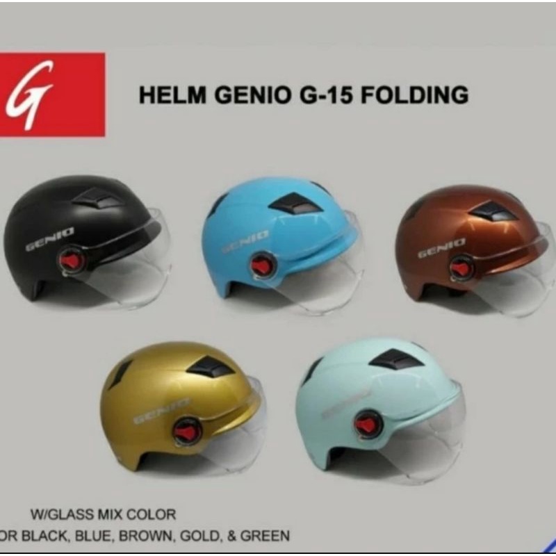 Jual Helm Sepeda GENIO Batok Kaca | Shopee Indonesia