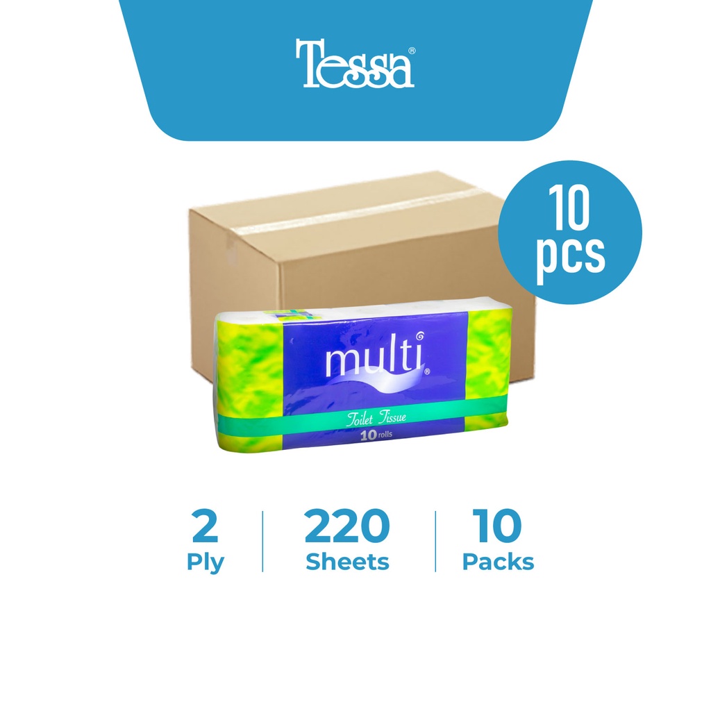 Jual Kemasan Karton - Tissue Multi Toilet Tissue 10 roll - isi 10 pack ...