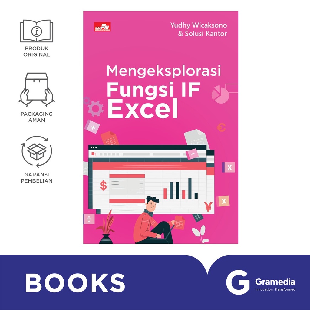 Jual Mengeksplorasi Fungsi IF Excel (Yudhy Wicaksono & Solusi Kantor) | Shopee Indonesia