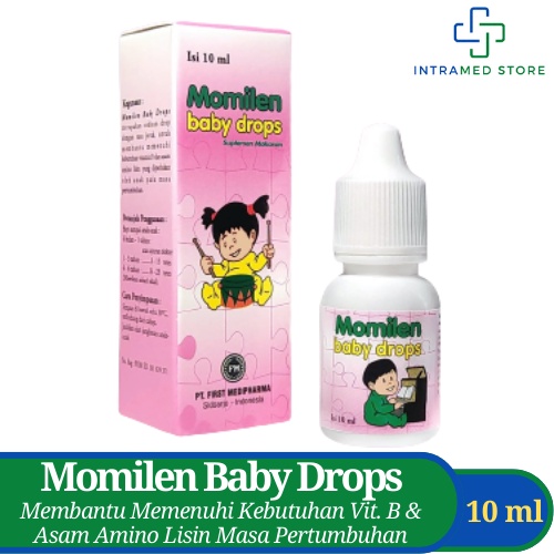 Jual Momilen Baby Drops 10 ml - Vitamin Tetes / MPASI / DHA /AA / B ...