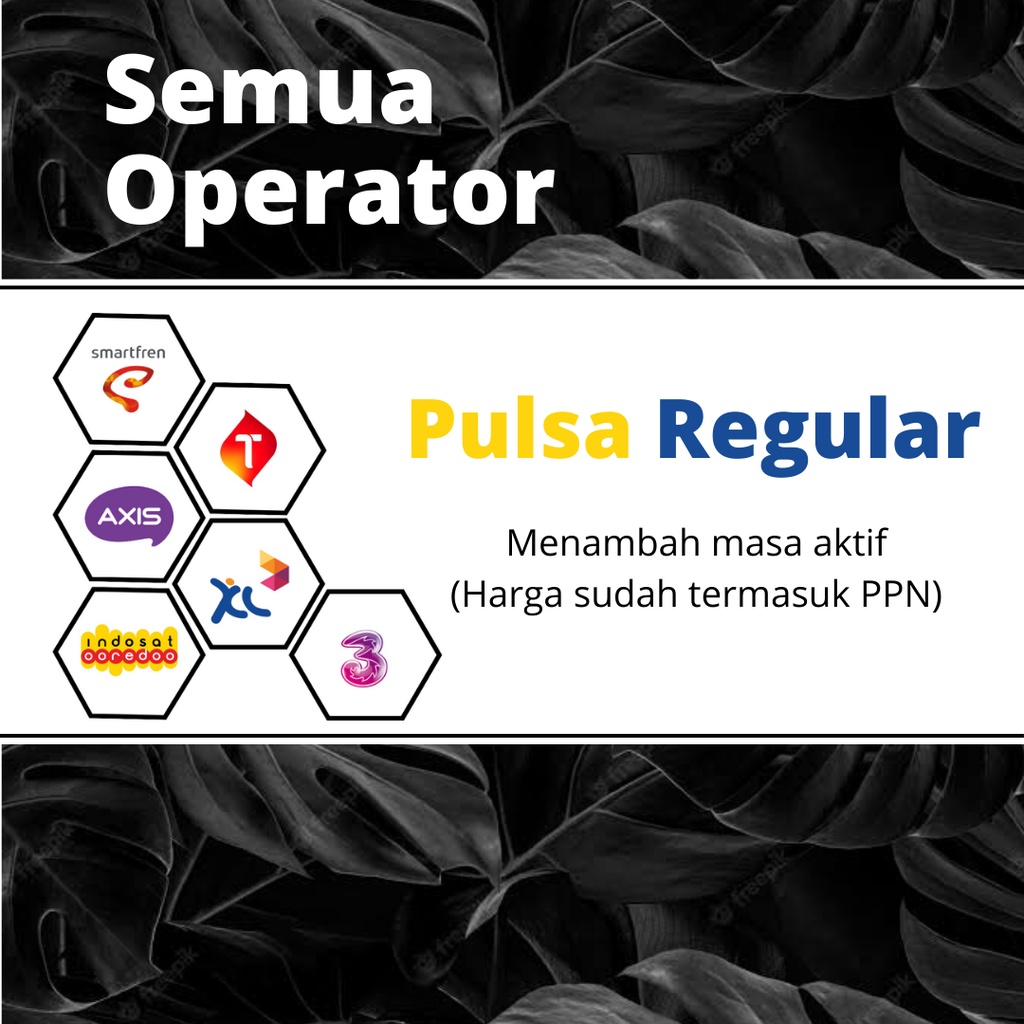 Jual Pulsa Regular Untuk Semua Operator - Pulsa Regular Dapat Menambah ...