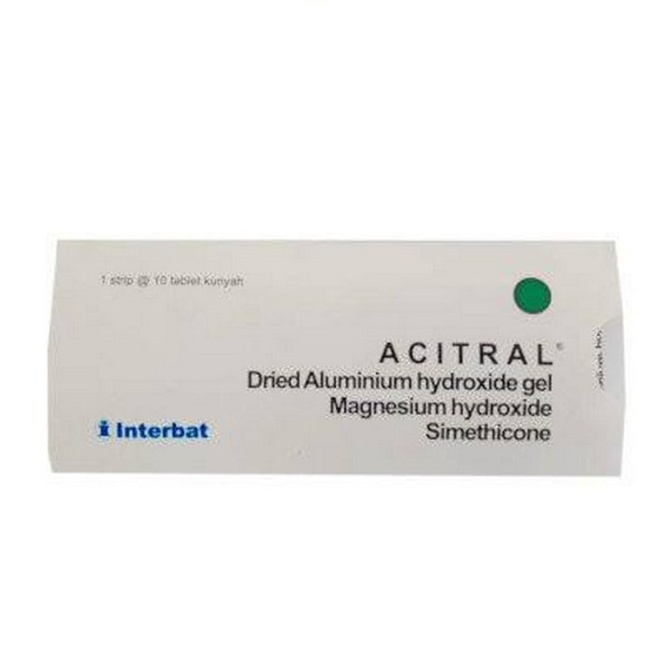 Jual Acitral Tablet / Obat Maag dan Kembung / Obat Maag / Sakit Maag ...