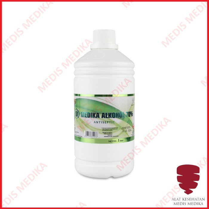 Jual Alkohol 70% 1 Liter Medika Alcohol Obat Pembersih Luka Antiseptik ...