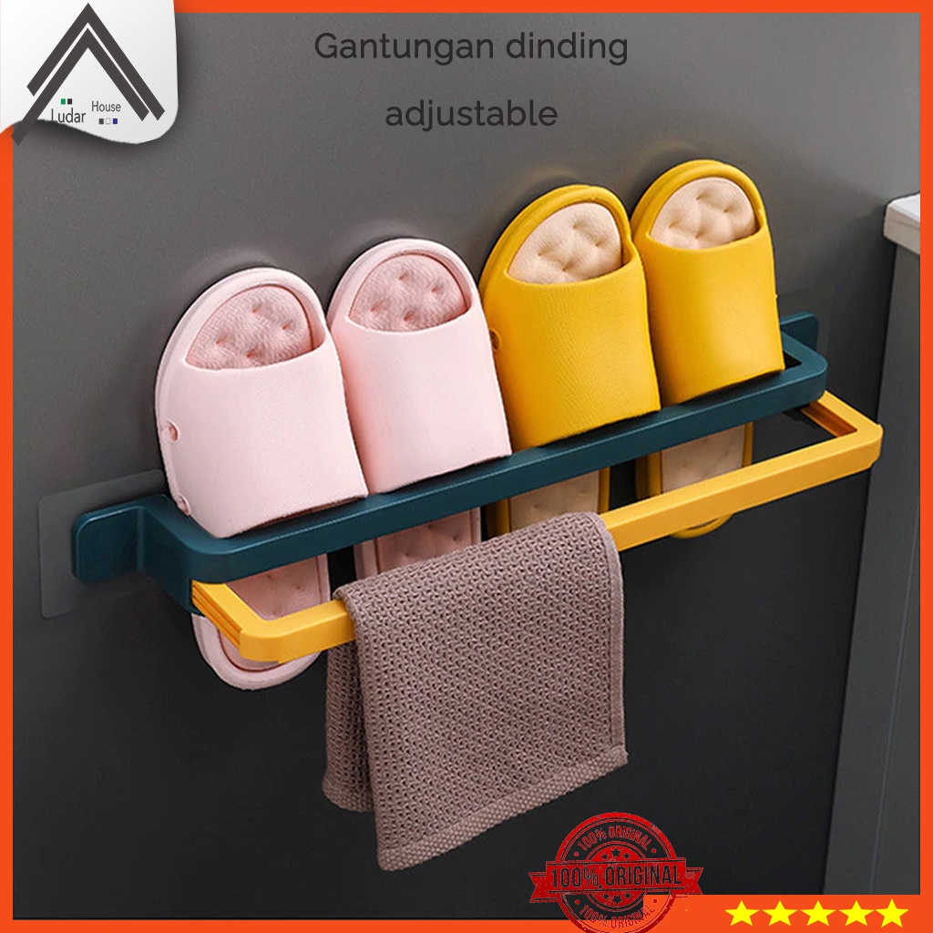 Jual Gantung Tempel Dinding Dapur Kamar Mandi Toilet untuk Sandal ...