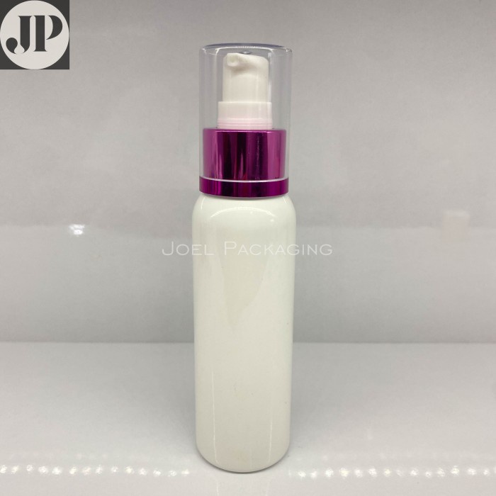 Jual BOTOL BR 100 ML PUTIH TUTUP PUMP TREATMENT PINK ROSE GOLD FULL CAP | Shopee Indonesia
