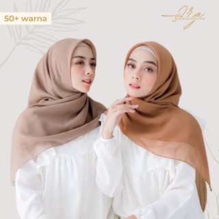 Jual [ COD ] Bella Square 50 Warna Hijab Segiempat | Shopee Indonesia