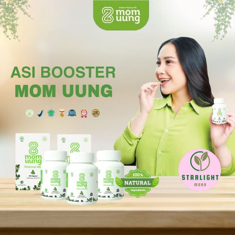 Jual Mom Uung ASI Booster - Pelancar ASI Herbal (1 botol x 30 kapsul ...