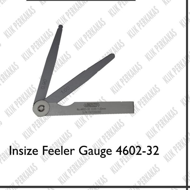 Jual Feeler Gauge Insize 4602-32 Feeler Gage 4602-32 Alat Ukur gap ...