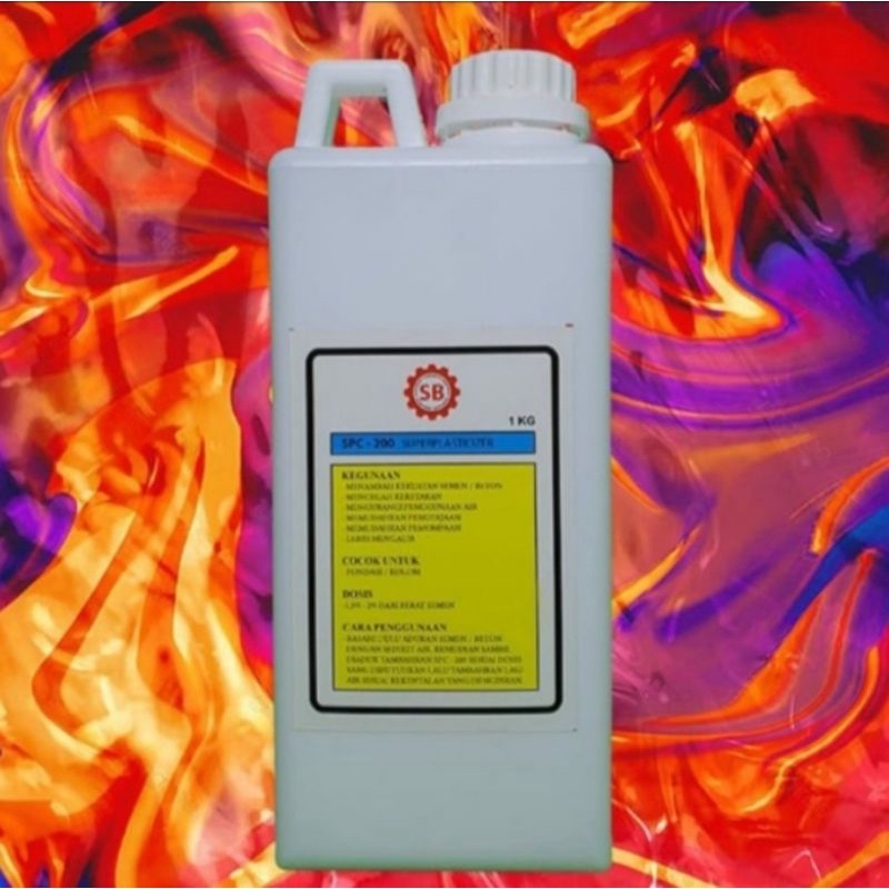 Jual SPC - 200 SUPER PLASTICIZER 1KG / CAIRAN MEMPERKUAT SEMEN/BETON ...