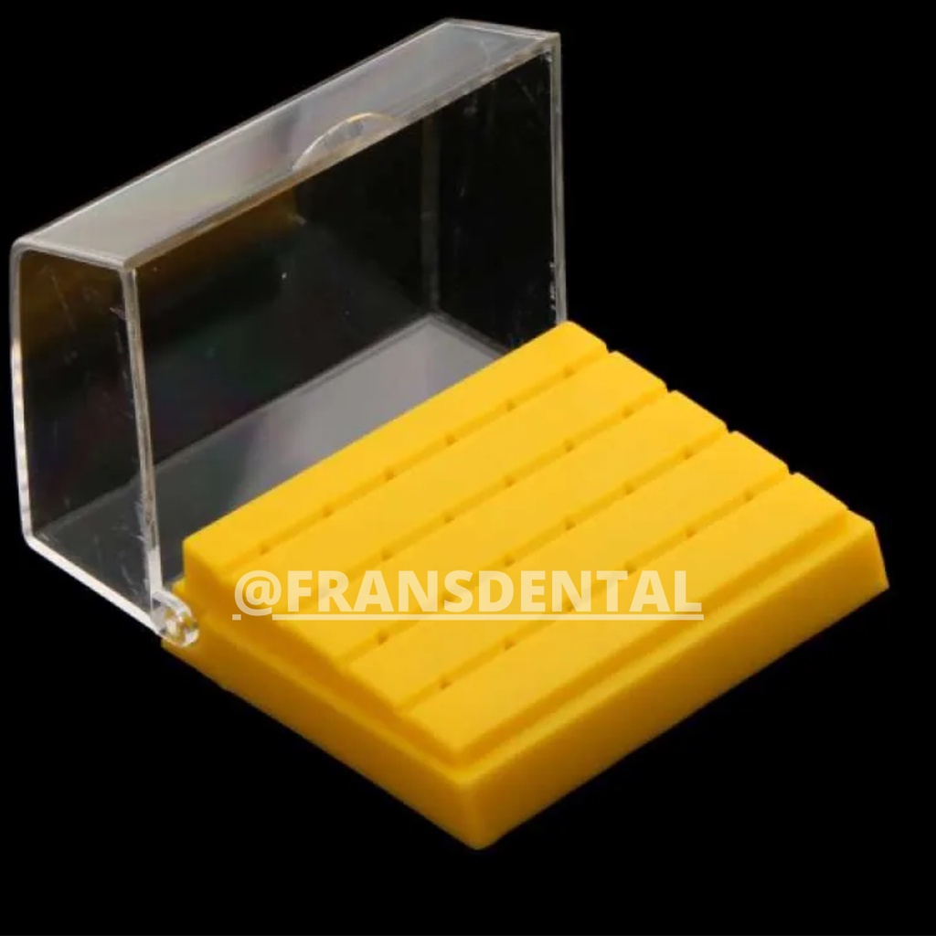 Jual DENTAL BUR BLOCK / TEMPAT BUR GIGI / KOTAK BUR / BOX BUR 24 SLOT ...