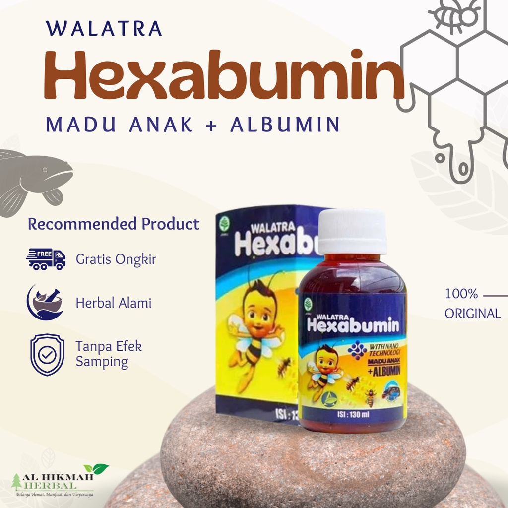 Jual Hexabumin Madu Albumin Temulawak Anak Herbal 100% Original ...