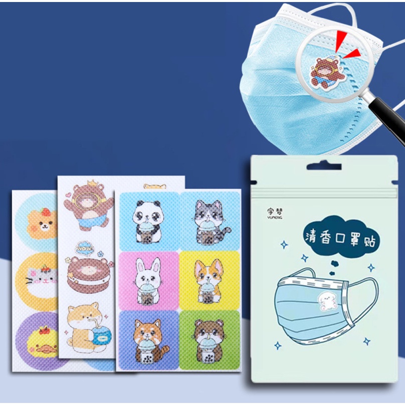 Jual Sticker Aromatherapy Masker HP Baju dll Gambar Random | Shopee ...