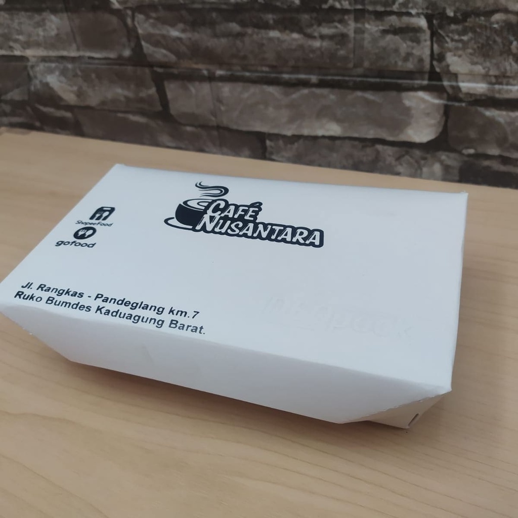 Jual PAPERLUNCH BOX, KOTAK PACKAGING, KOTAK MAKAN, KOTAK MAKAN LOGO ...