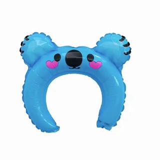 Jual Balon Foil Bando Karakter Hewan Lucu Balon 3D / animal head band ...