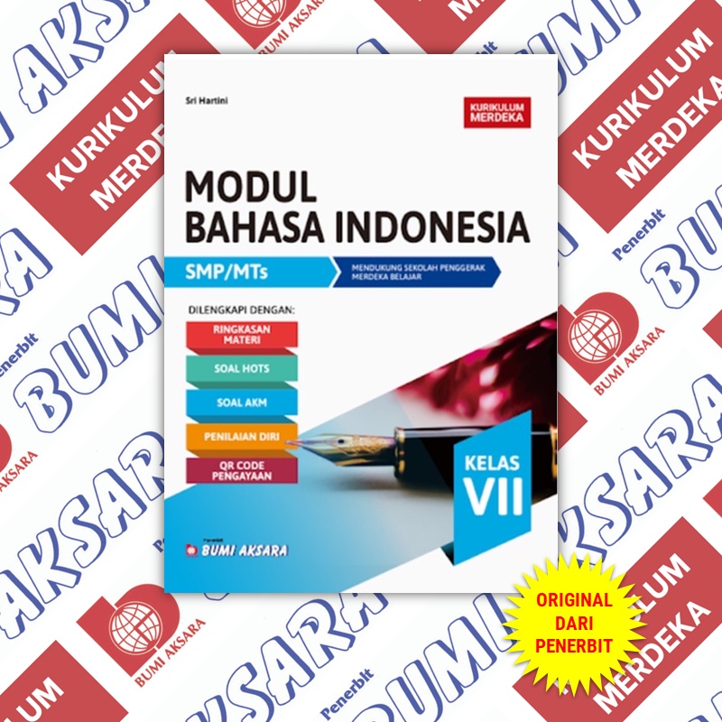 Jual Modul Bahasa Indonesia Kelas VII SMP MTs Kurikulum Merdeka Bumi Aksara | Shopee Indonesia