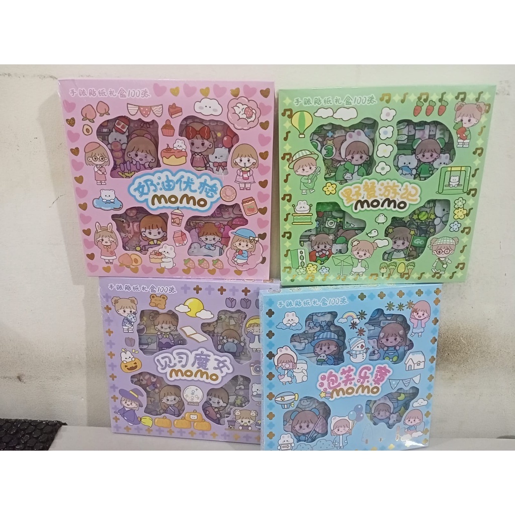 Jual COD ( 1 BOX ISI 100PCS ) STIKER 2D STICKER BOTOL MINUM 2D PLASTIK ...