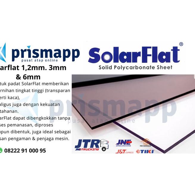 Jual Solarflat 1.2mm, Atap Solid Solartuff, Solar Flat harga per meter ...