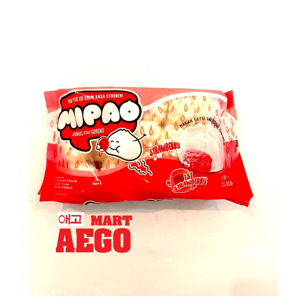 Jual Mipao mini bapao rasa strawberry 510gr isi 30pcs | Shopee Indonesia