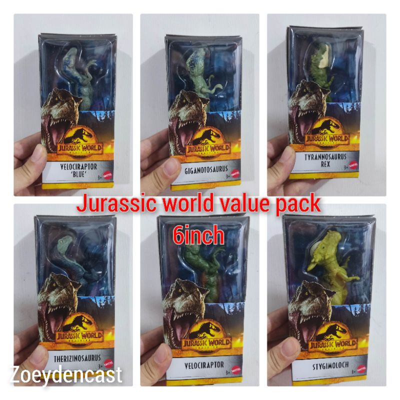 Jual Jurassic World Basic Value 6 inch Asst original | Shopee Indonesia