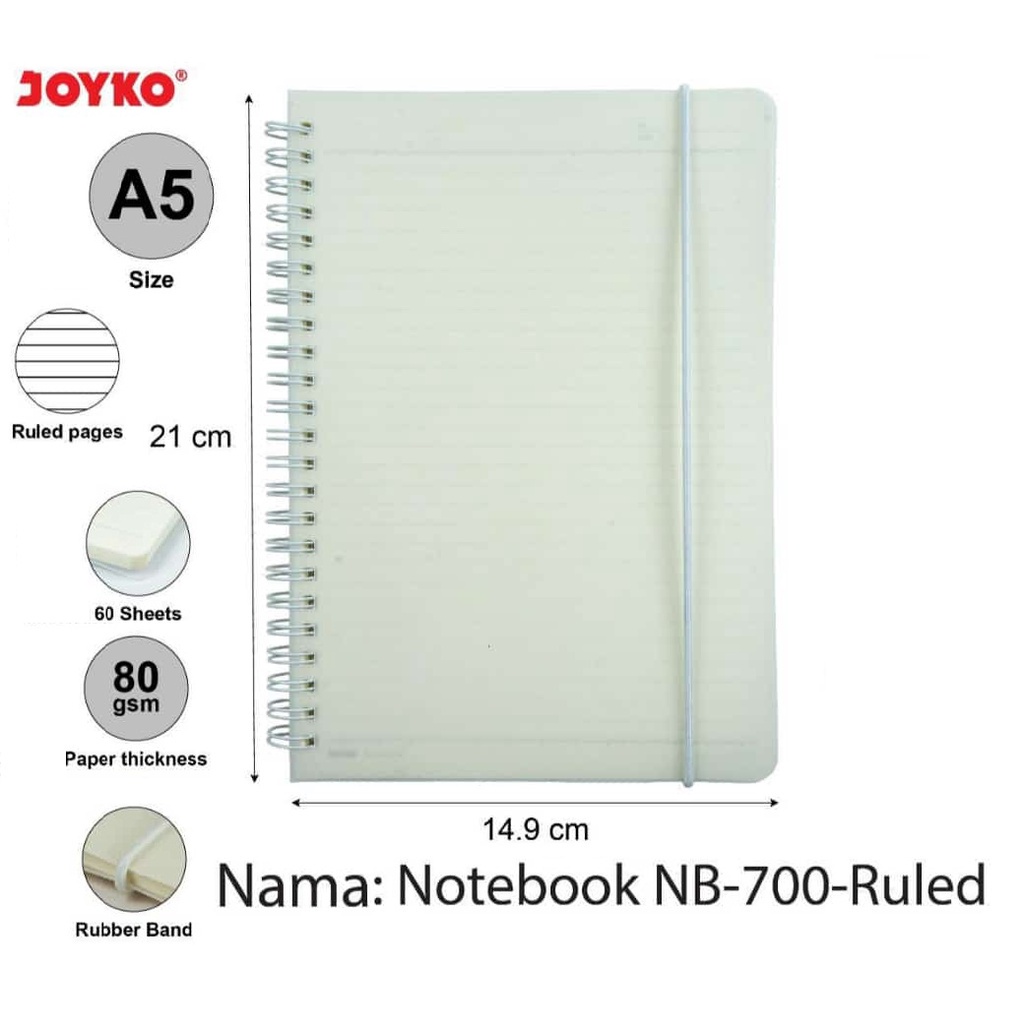 Jual Notebook Joyko NB 700 (Buku Catatan Joyko NB-700 80GSM, isi 60 ...