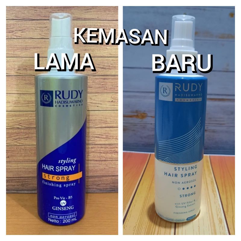 Jual Rudy Hadisuwarno Styling Hair Spray Strong / Pengeras Rambut ...