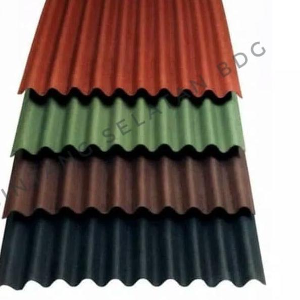 Jual ATAP BITUMEN ONDULINE CLASSIC BLACK ( 95CM X 2M)/ ATAP ASPAL ...