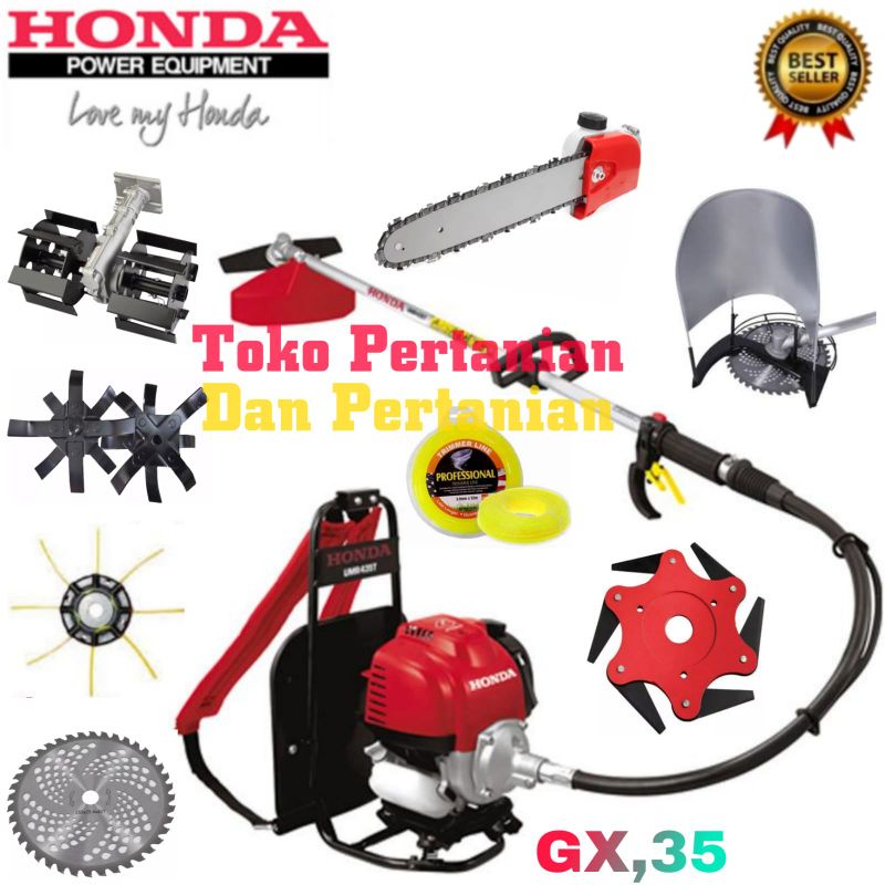 Jual Mesin Potong Rumput HONDA 4 Tak Original dan 8 Mata Pisau | Shopee Indonesia