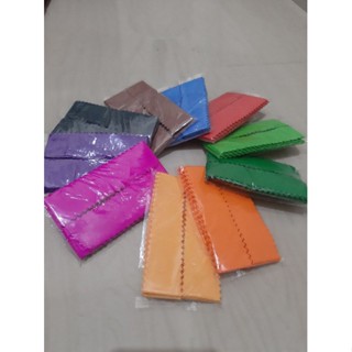 Jual isi 10 potong kertas crape potongan warna warni mix polos krep ...