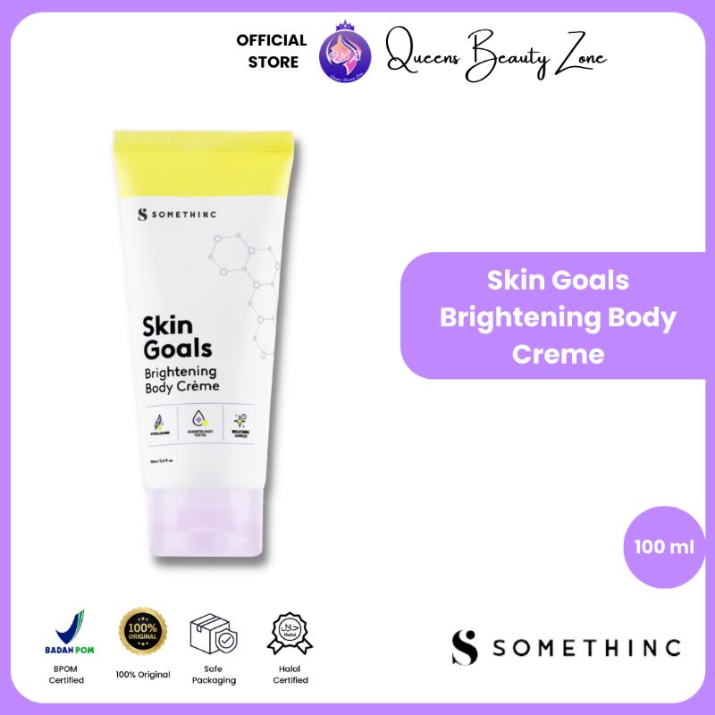 Jual SOMETHINC SKIN GOALS Brightening Body Creme | Shopee Indonesia